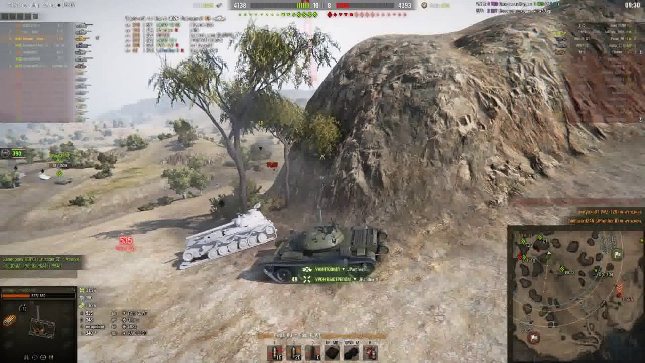 World of Tanks ✯☭✯ Т-54 ✯☭✯ Эль-Халлуф ﴾0.9.17﴿