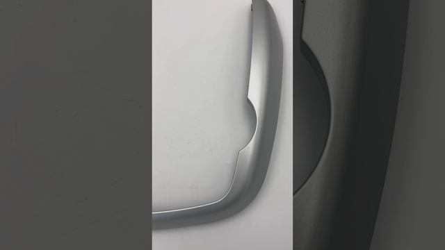 Облицовка консоли панели приборов 2 DIN серебро на LADA Granta 2190-5326032 2 DIN