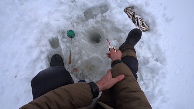 Рыбалка (февраль 2022) БЕЗ МОНТАЖА - часть 2. Выкладываю для истории. Блог "В гостях у Владимира"