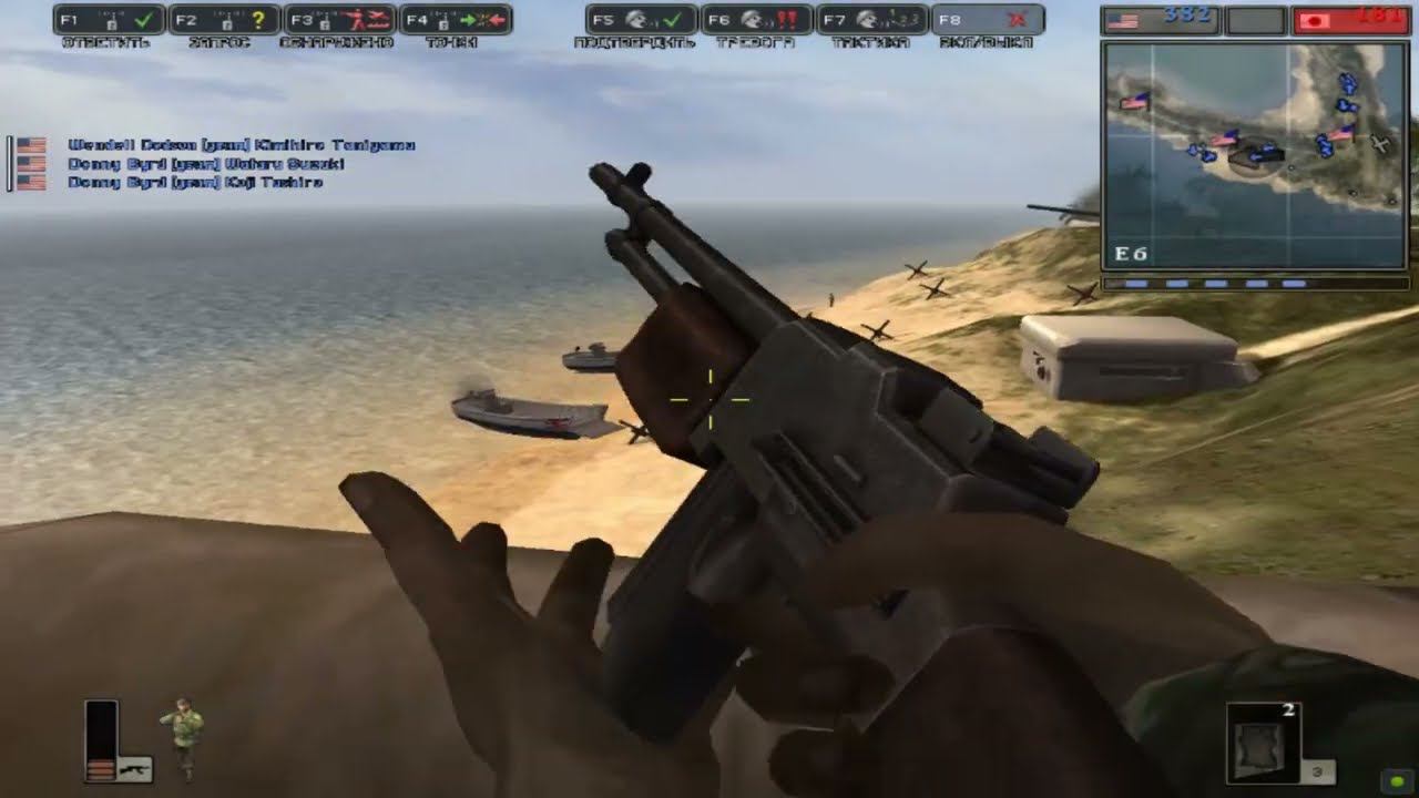 Battlefield 1942. Остров Уэйк / Wake Island. Союзник / Allied.
