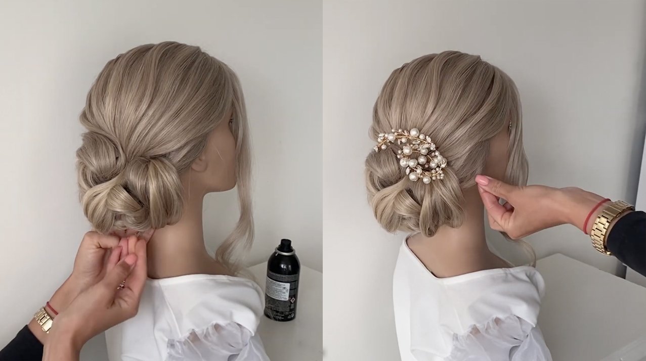 Как Сделать Простой и Красивый Пучок | Пошаговый Урок