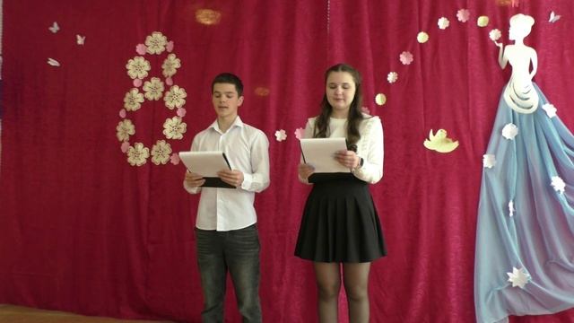 8 марта Концерт в МКОУ Колбинская СОШ