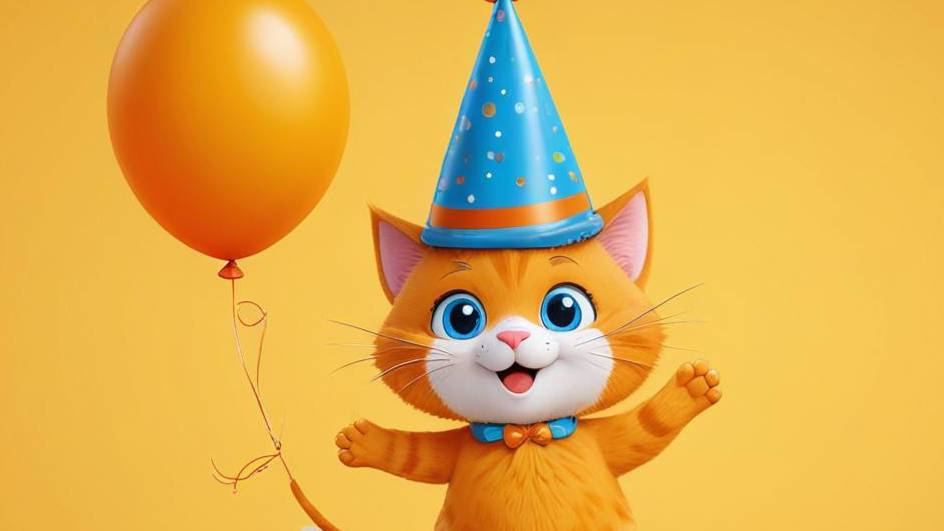 День рожденья у Кота Кордэ! | Песня на день рождения котёночка! | Песенки для детей и для детей!