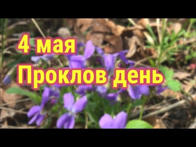 4 мая в Народном календаре
