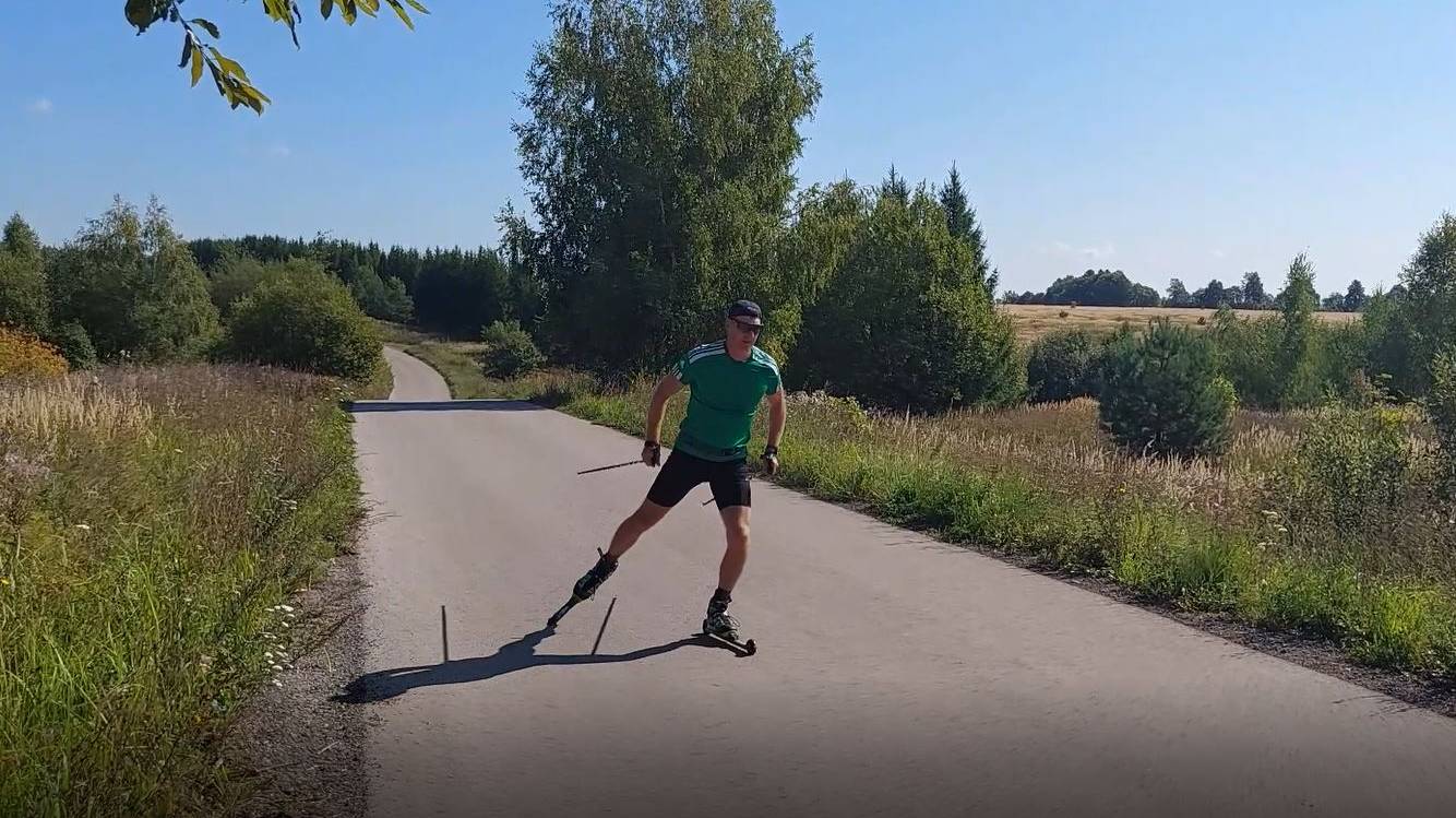 Тренировка на лыжероллерах 31.08.2024