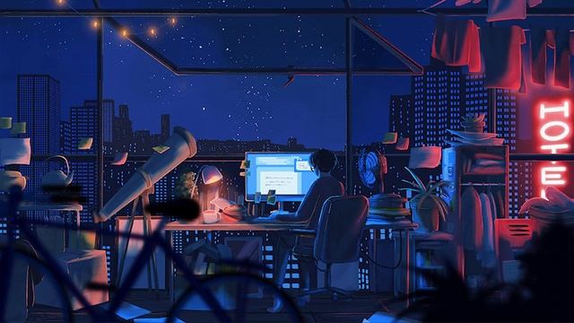 Музыка для ночной учебной сессии  
Night study session concentration music