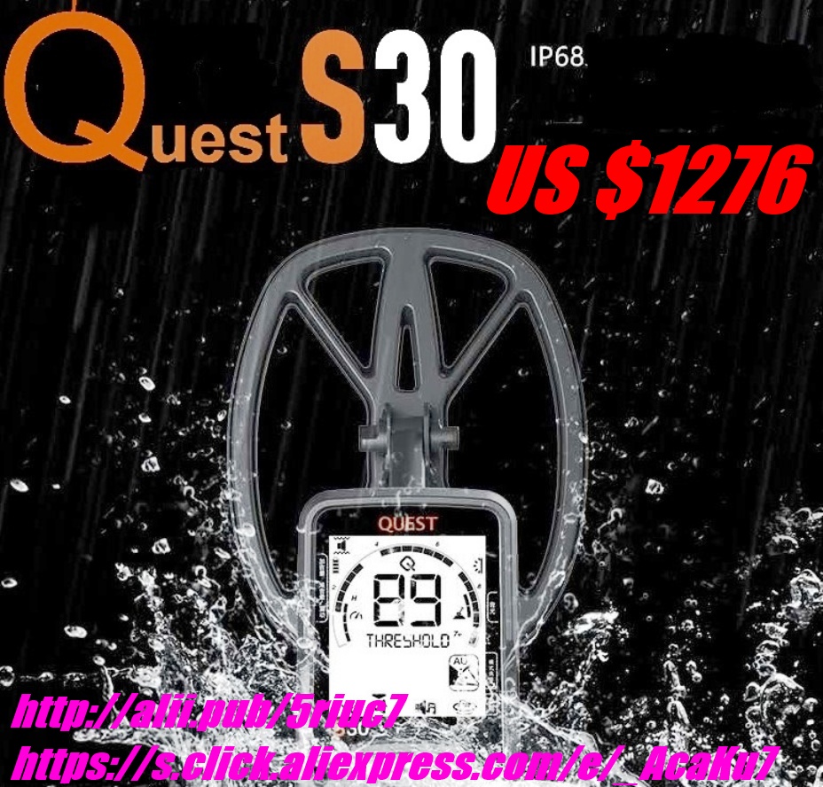 Металлоискатель QUEST S-30+, 2021. ?