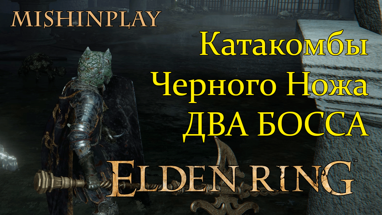 Elden Ring Катакомбы Черного Ножа ДВА БОССА