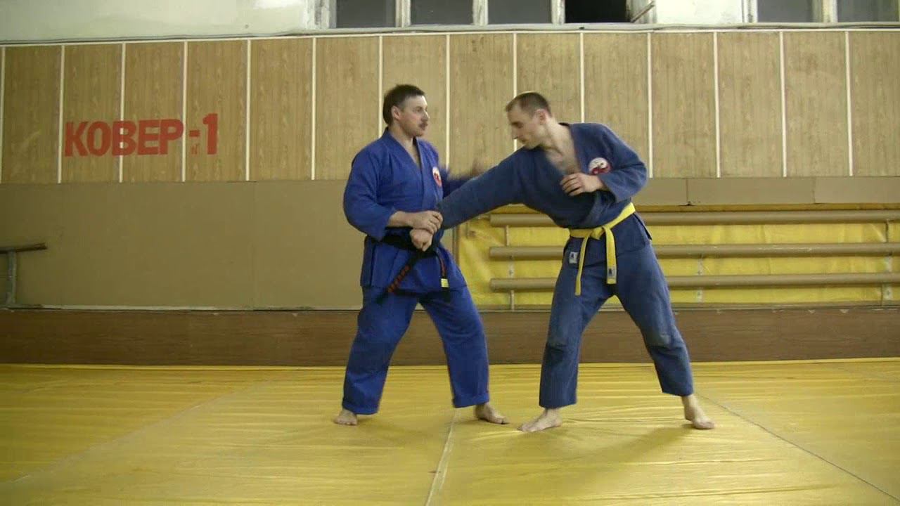 Дзедан Цки Иккадзё. Вариант исполнения через собственное атеми