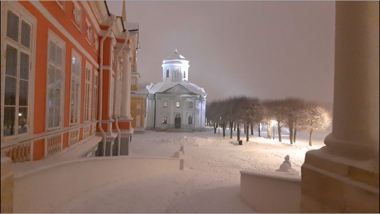 СНЕГОПАД в музее-усадьбе КУСКОВО (1 из 2)