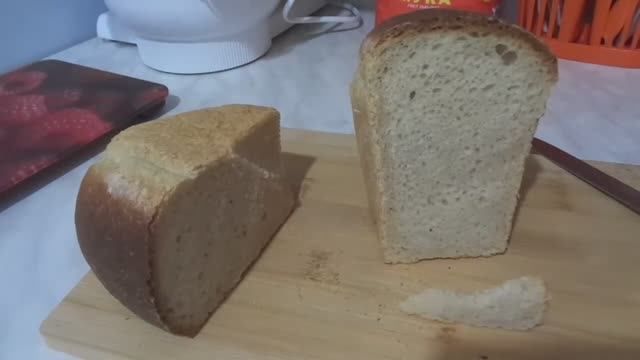 Пробная выпечка хлеба на закваске _Вечная_. Пшеничный хлеб.