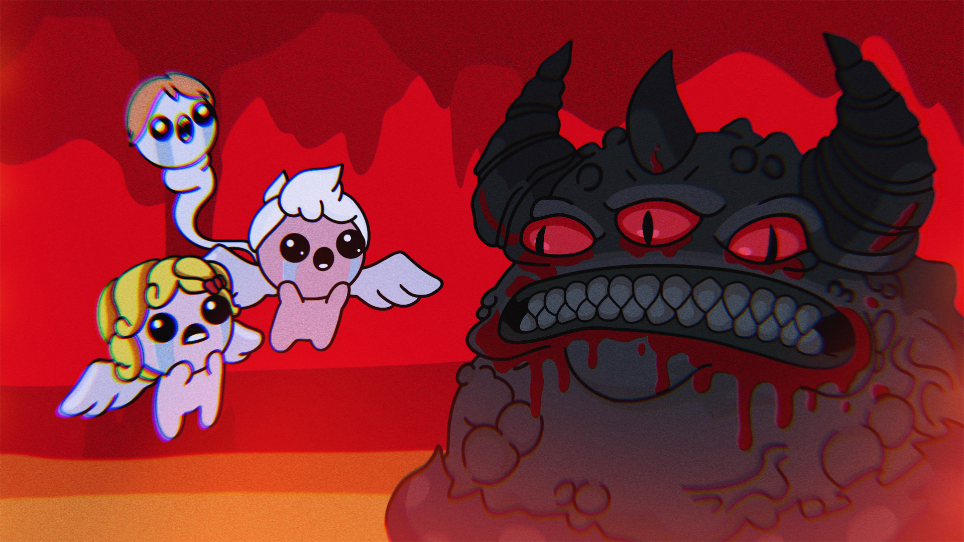 Первая встреча с Бистом | The Binding of Isaac: Repentance | 21 | Кооп