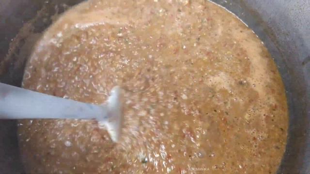 Соус ореховый на зиму (Аджика ореховая, острая)(Авторский рецепт)