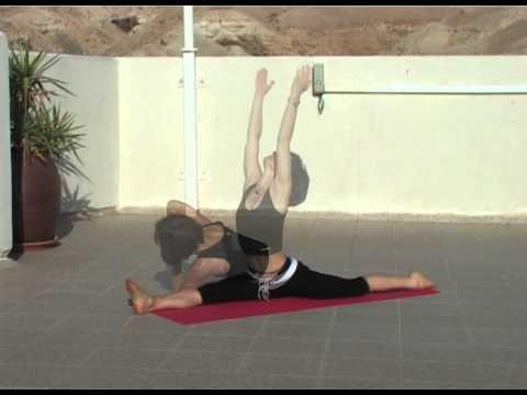 Хануманасана и Самаконасана