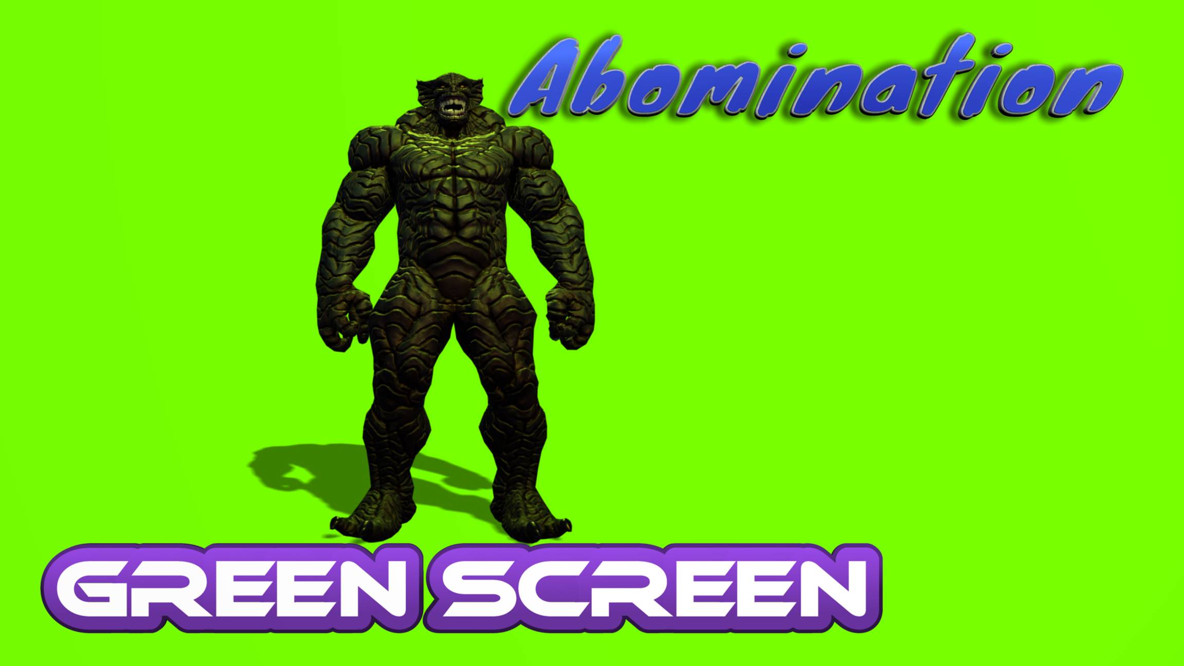 Green Screen - Монстр Abomination (Monster Abomination)