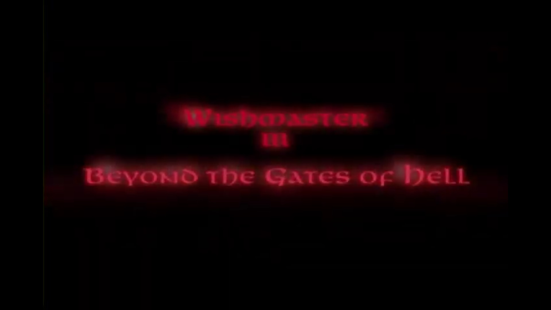 Исполнитель желаний 3: За вратами ада / Wishmaster 3: Beyond the Gates of Hell (2001) Trailer