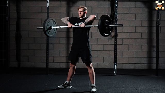 Тяга штанги сумо к подбородку