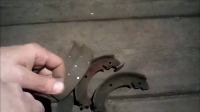 Наклепал тормозные накладки УАЗ на колодки ВАЗ