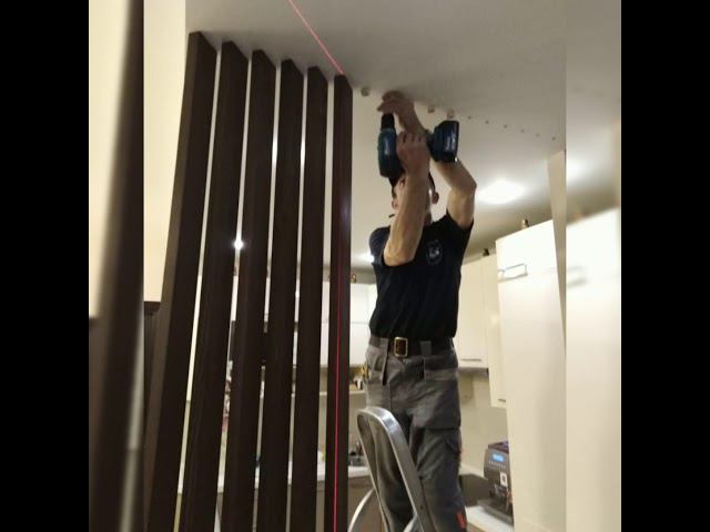 Монтаж перегородки