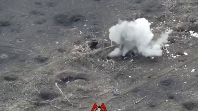 Удар по складу боеприпасов (Авдеевка - Тоненькое 30 марта 2024 года)