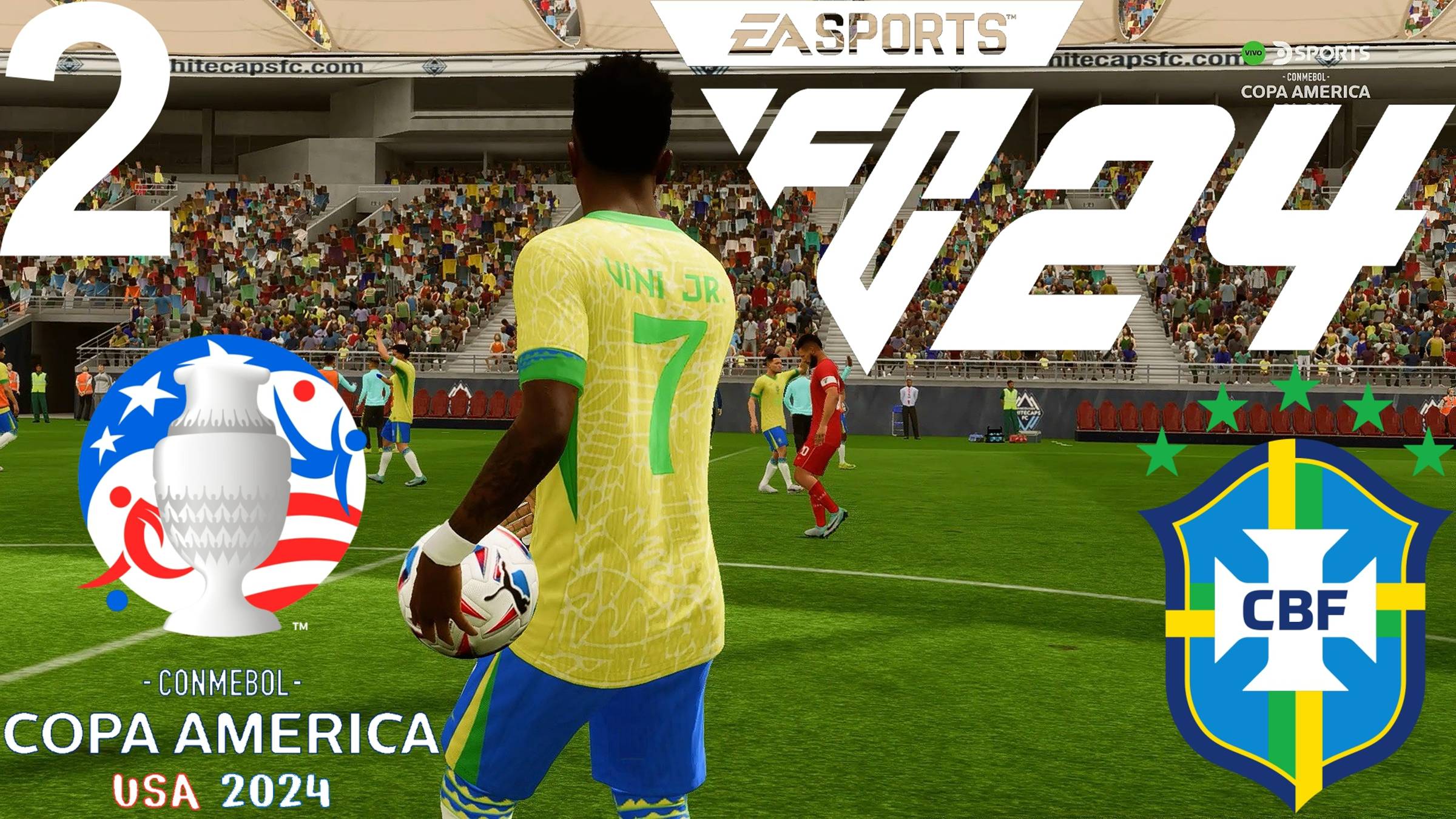 FC 24 КАРЬЕРА ЗА БРАЗИЛИЮ #2 - ФИНАЛЬНАЯ РАЗВЯЗКА КУБКА АМЕРИКИ ДЛЯ СБОРНОЙ БРАЗИЛИИ!!!