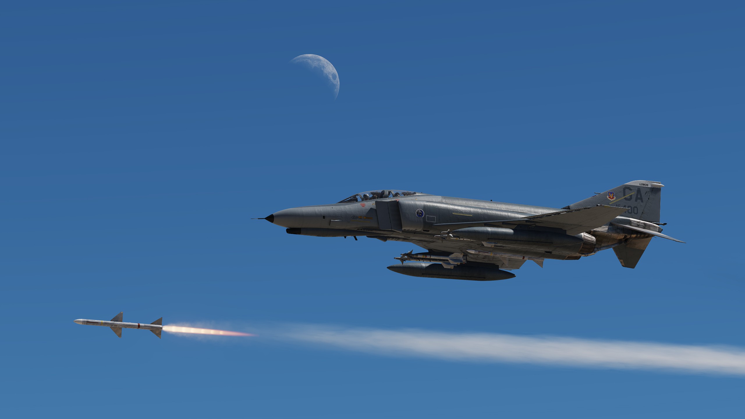 DCS F-4E Phantom II. Применение вооружения воздух-воздух в DCS World.