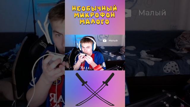НЕОБЫЧНЫЙ МИКРОФОН МАЛОГО