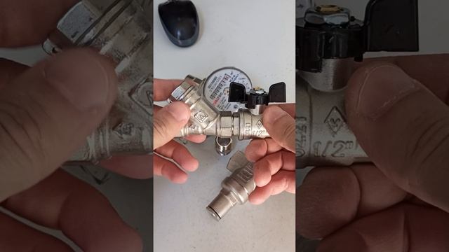 Как правильно собрать водомерный узел #Shorts #Водосчетчик #Водоснабже