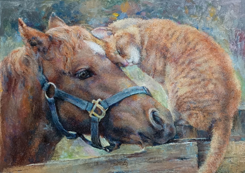 Картины, наполненные нежностью и любовью. Художник-анималист Надежда Варсегова.