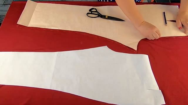 Прогулочный костюм из велюра. Кроим брюки. Часть 1.mp4