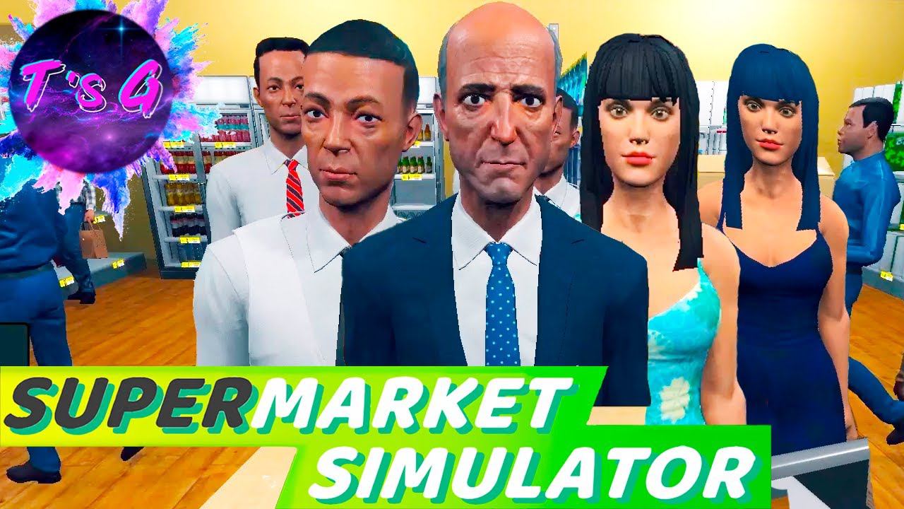 Supermarket Simulator # 22 - ПАНИКА! НАШЕСТВИЕ ПОКУПАТЕЛЕЙ