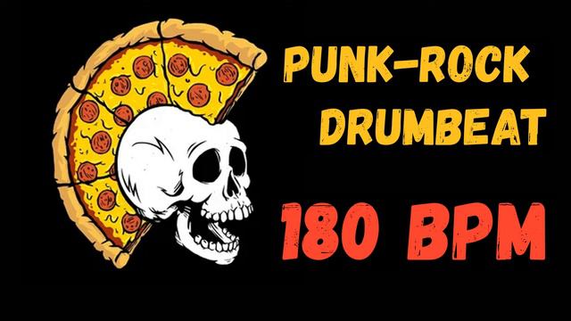PUNK-ROCK Drum Track Beat (180Bpm)