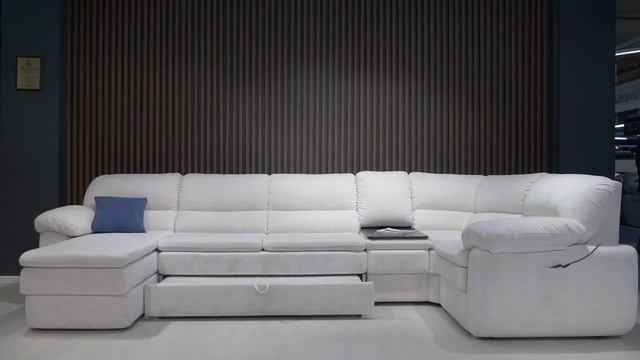 Модульный диван Эксклюзив 7 от производителя "Фабрика мебели "Эльсинор".mp4