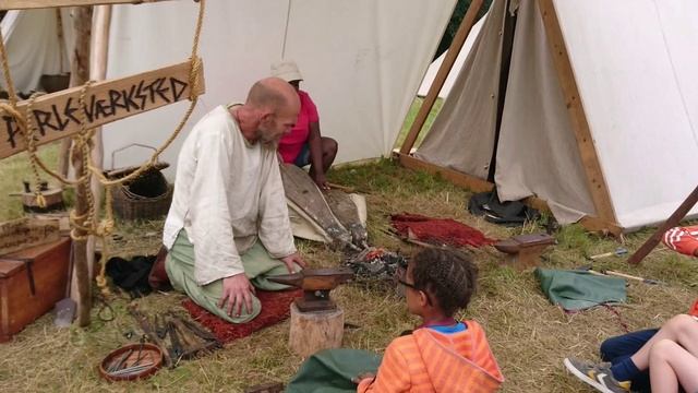 Дни викингов Мосгорд фестиваль исторической реконструкции эпохи викингов. Орхус, Дания, 31 июля 2022