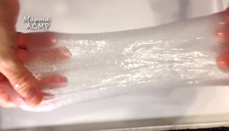 ч.1. АСМР Слайм лизун. Сама сделала. Подробный видео рецепт. Интересная игрушка антистресс. (голос)