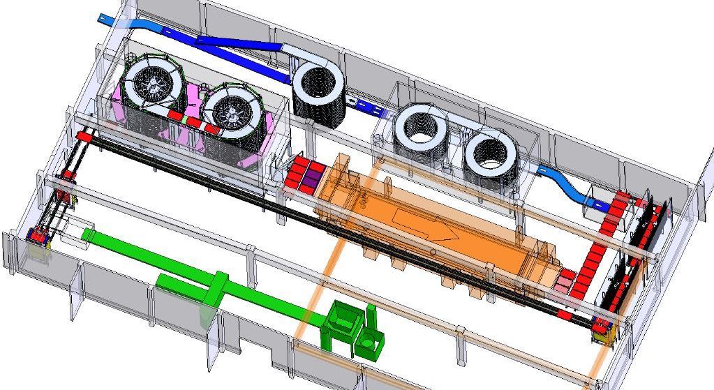 Расстойка на спиральном конвейере, спиральный кулер, спиральный буфер в Германии