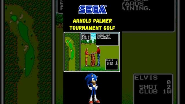 Arnold Palmer Tournament Golf на SEGA. #SHORTS