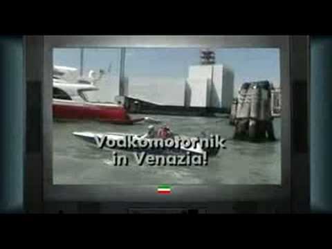 На своем катере по Венеции. Новости от tg1