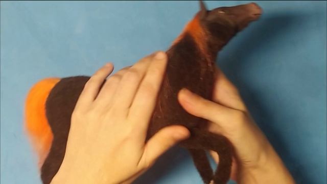 Лошадка. Игрушка в смешанной технике.