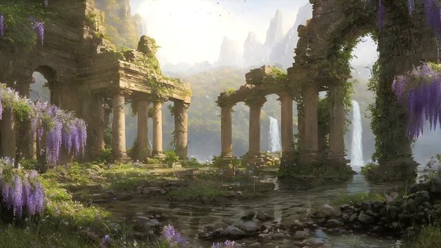 Древние руины Таинственная фэнтези музыка Чарующая атмосфера Мир драконов Затерянные цивилизации