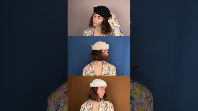 Шапка-морячка из коллекции aºt’t’’ «Прекрасный спящий фламинго»