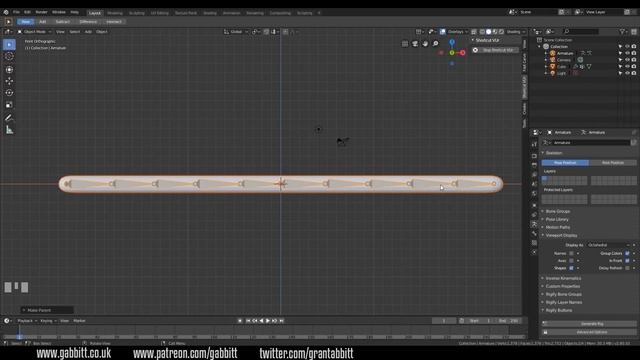 Кости и арматуры. Основы анимации.