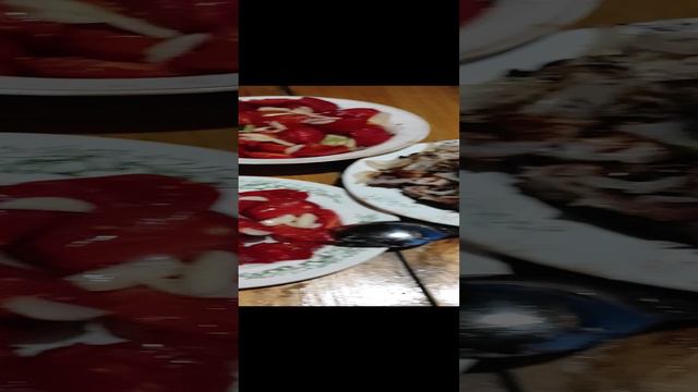 Вечерний ужин всем приятного аппетита