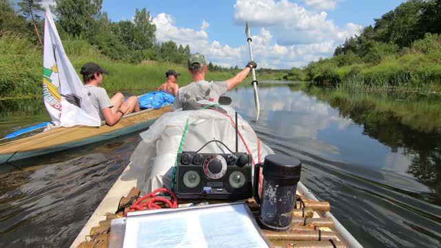 Сплав на байдарка по реке Медведица 2021 ч. 3 (КЛВТ Полурыба)