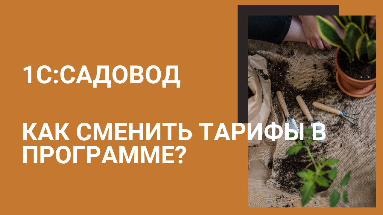 Правильно заводим тариф на воду/электричество в 1С:Садовод. Разбор ошибок