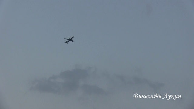 Ту-214 ОН над Щёлково