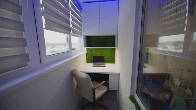 Кабинет на лоджии 1м на 3м