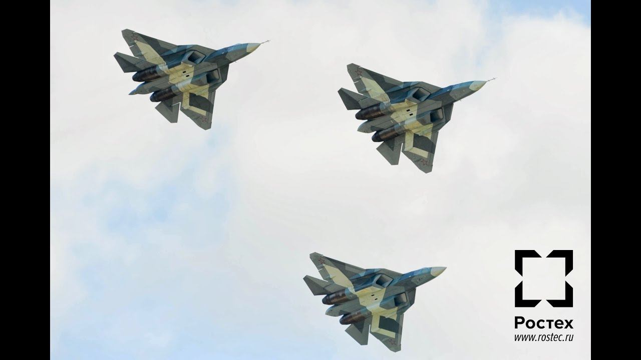 T-50 (ПАК ФА) на выставке МАКС-2013