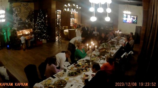 Свадьба Чарли и Гали в ресторане