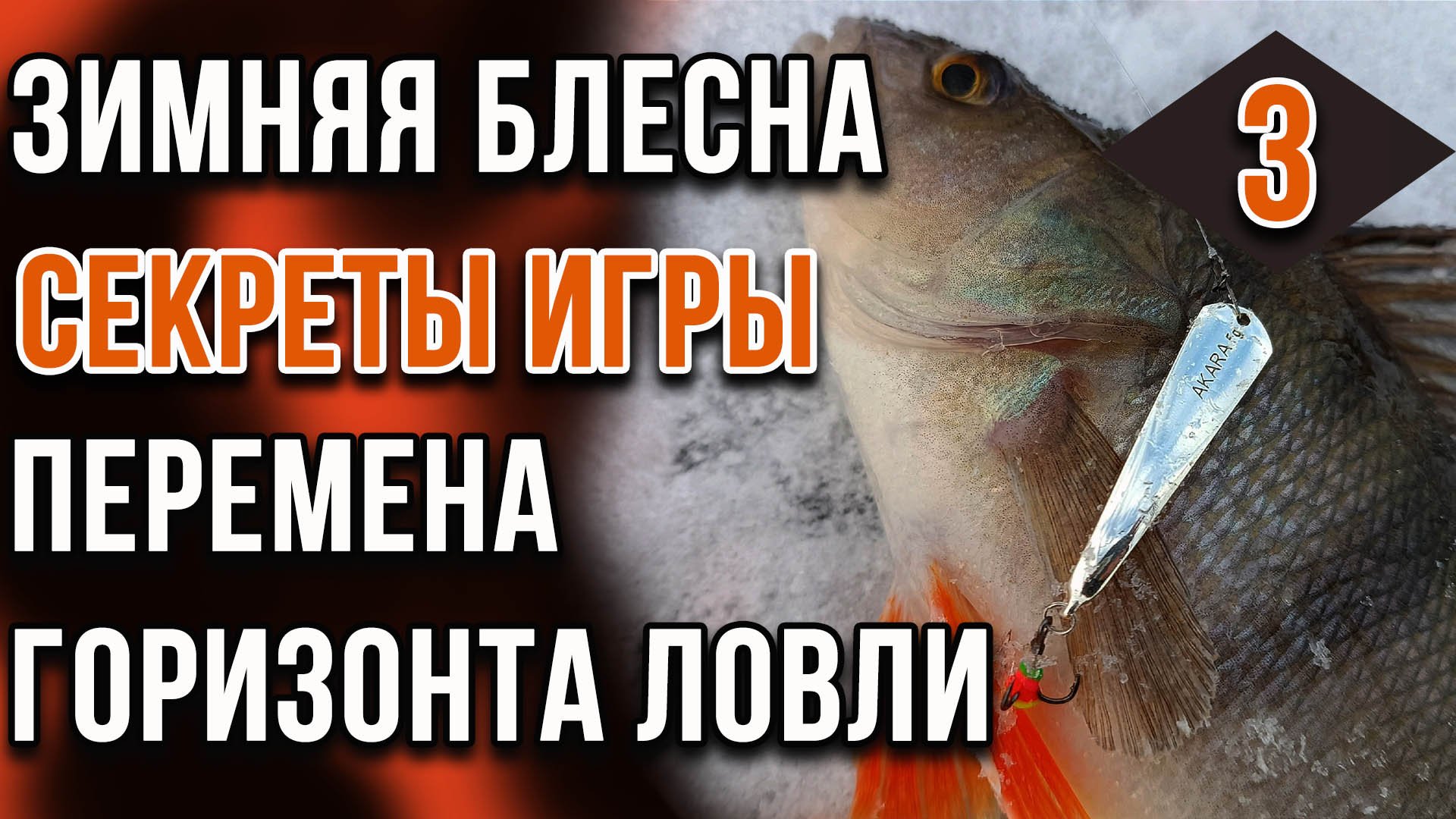 Зимняя блесна, секреты игры. Часть 03. Перемена горизонта ловли.